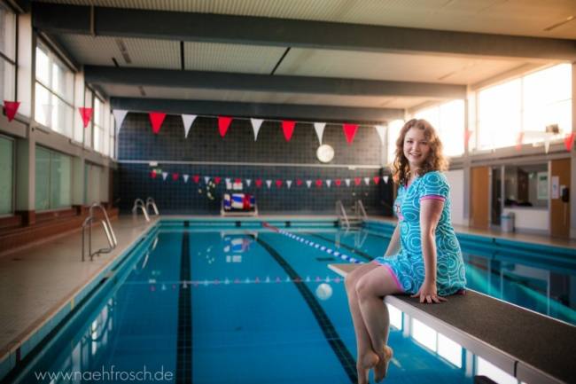 Mit Klamotten ins Wasser springen - für einzigartige Fotos meines Kleides