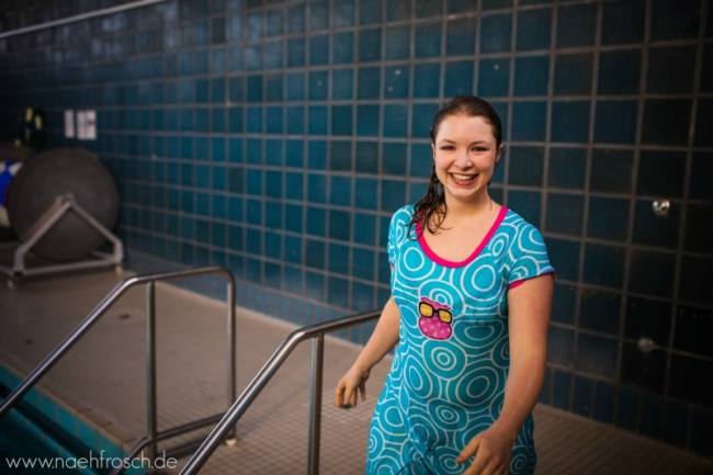 Mit Klamotten ins Wasser springen - für einzigartige Fotos meines Kleides