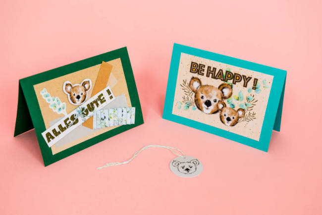 Plotterdatei Koala mit DigiStamps und DigiPaper!