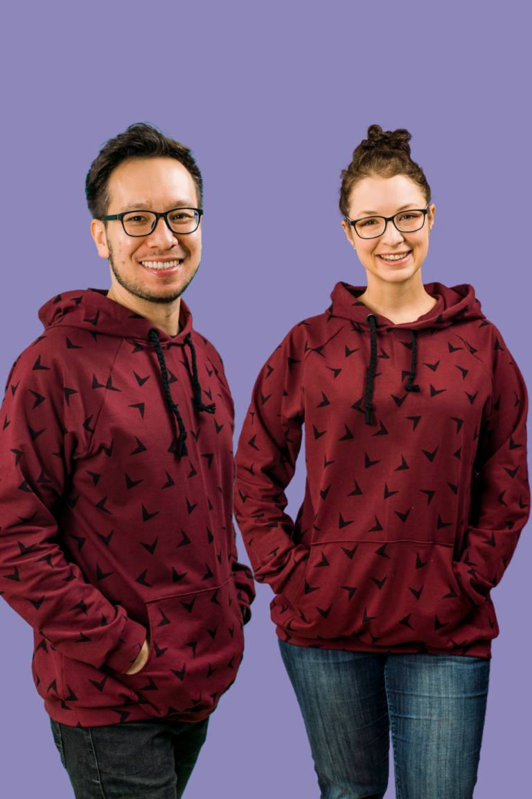 Kapuzenpulli nähen - Schnittmuster Hoodie TIBU